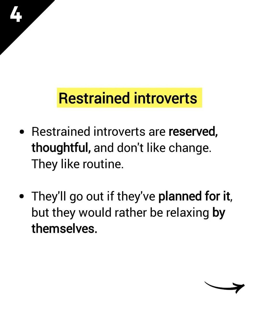 There are 4 types of introverts. So which one are you? 1. - Thread from ...
