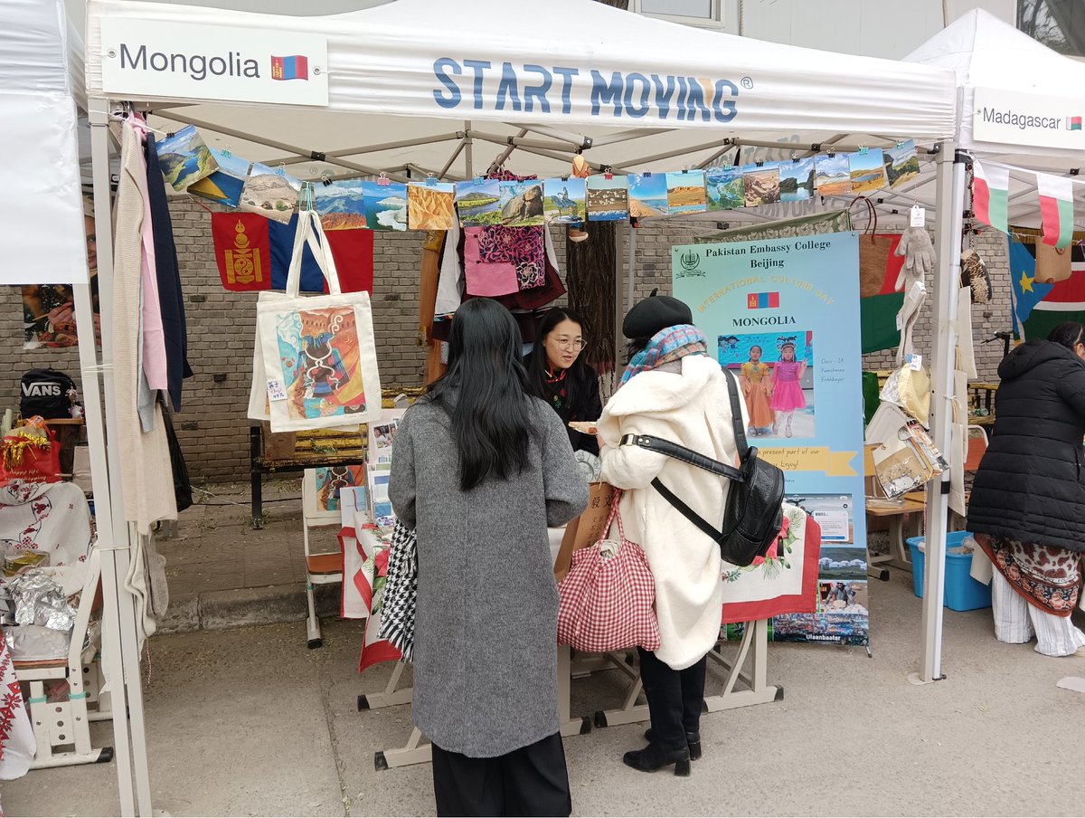 I'm at a Belt and Road bazaar in Beijing, and the Pakistani hosts put the Ukraine booth opposite ...