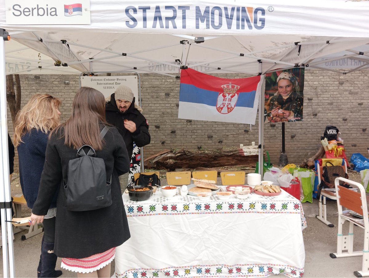 I'm at a Belt and Road bazaar in Beijing, and the Pakistani hosts put the Ukraine booth opposite ...