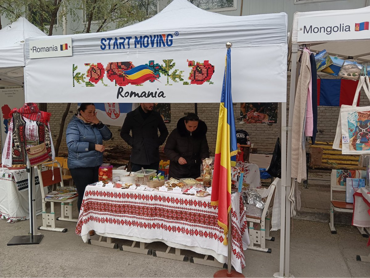 I'm at a Belt and Road bazaar in Beijing, and the Pakistani hosts put the Ukraine booth opposite ...