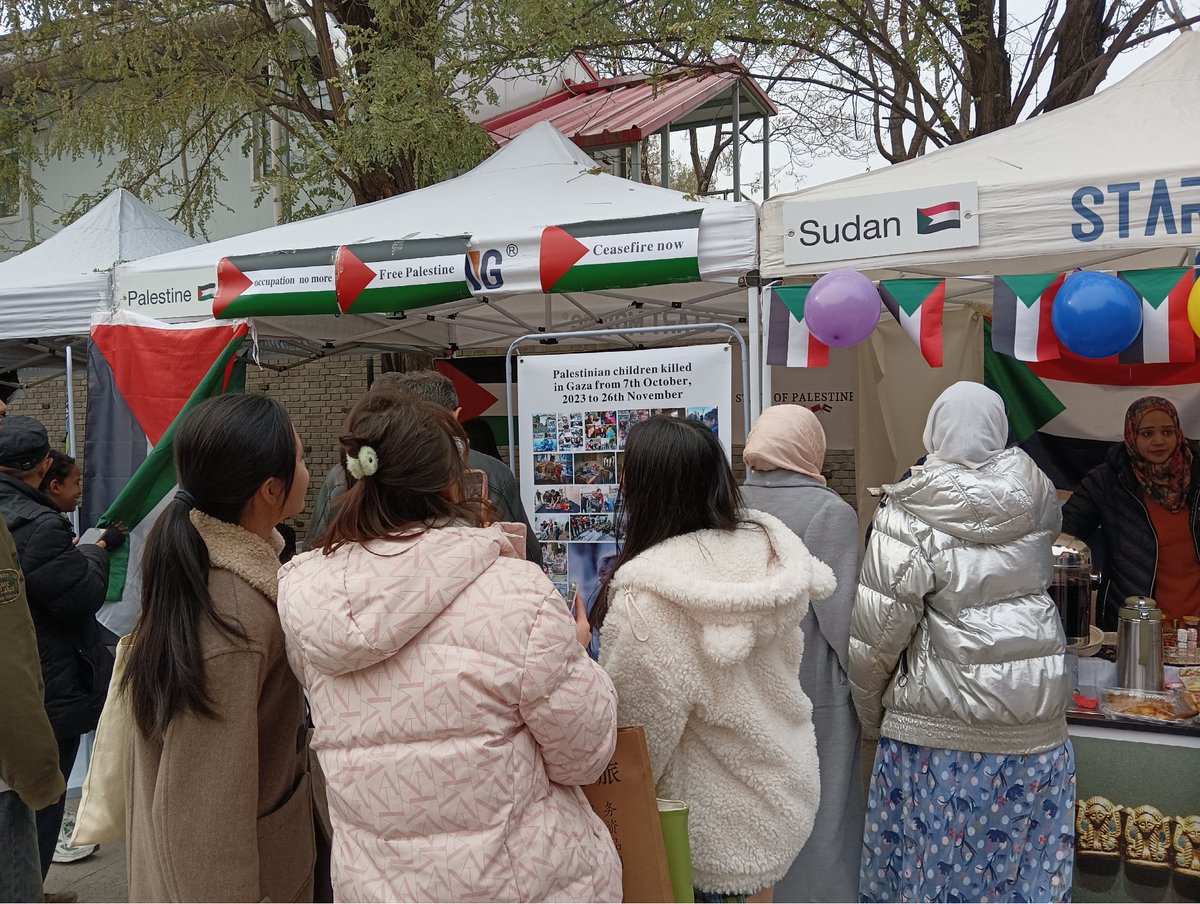 I'm at a Belt and Road bazaar in Beijing, and the Pakistani hosts put the Ukraine booth opposite ...