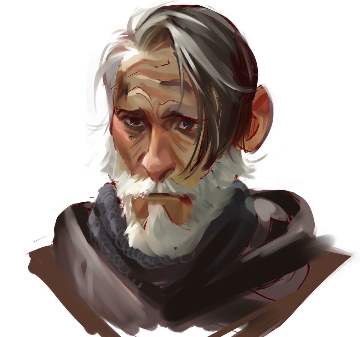 「Hi! I did a little warm up study today! 」|Lechar's on a break again!のイラスト