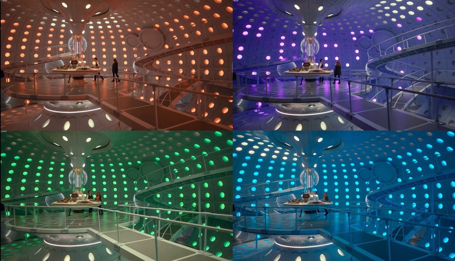 Tardis Inside Tour The TARDIS Set At Official Doctor Who Convention