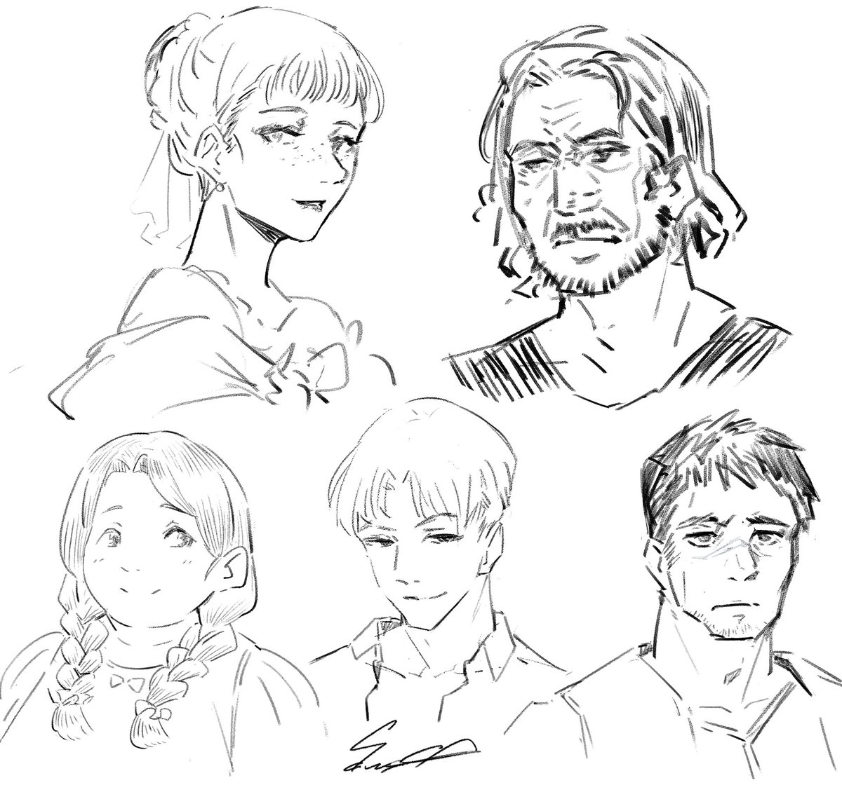 「Random character face design_practice 」sawasa🎨の漫画