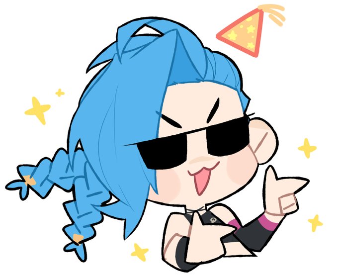 「jinx (league of legends) blue hair」Fan Art(Latest)