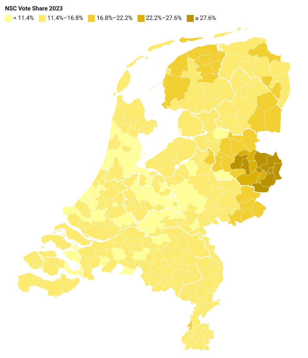 The results of the Dutch elections last week displayed a strong ...