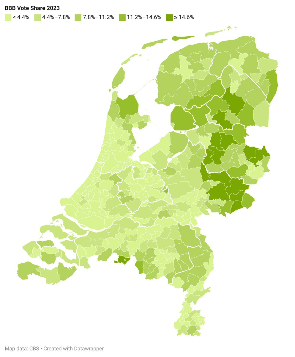 The results of the Dutch elections last week displayed a strong ...