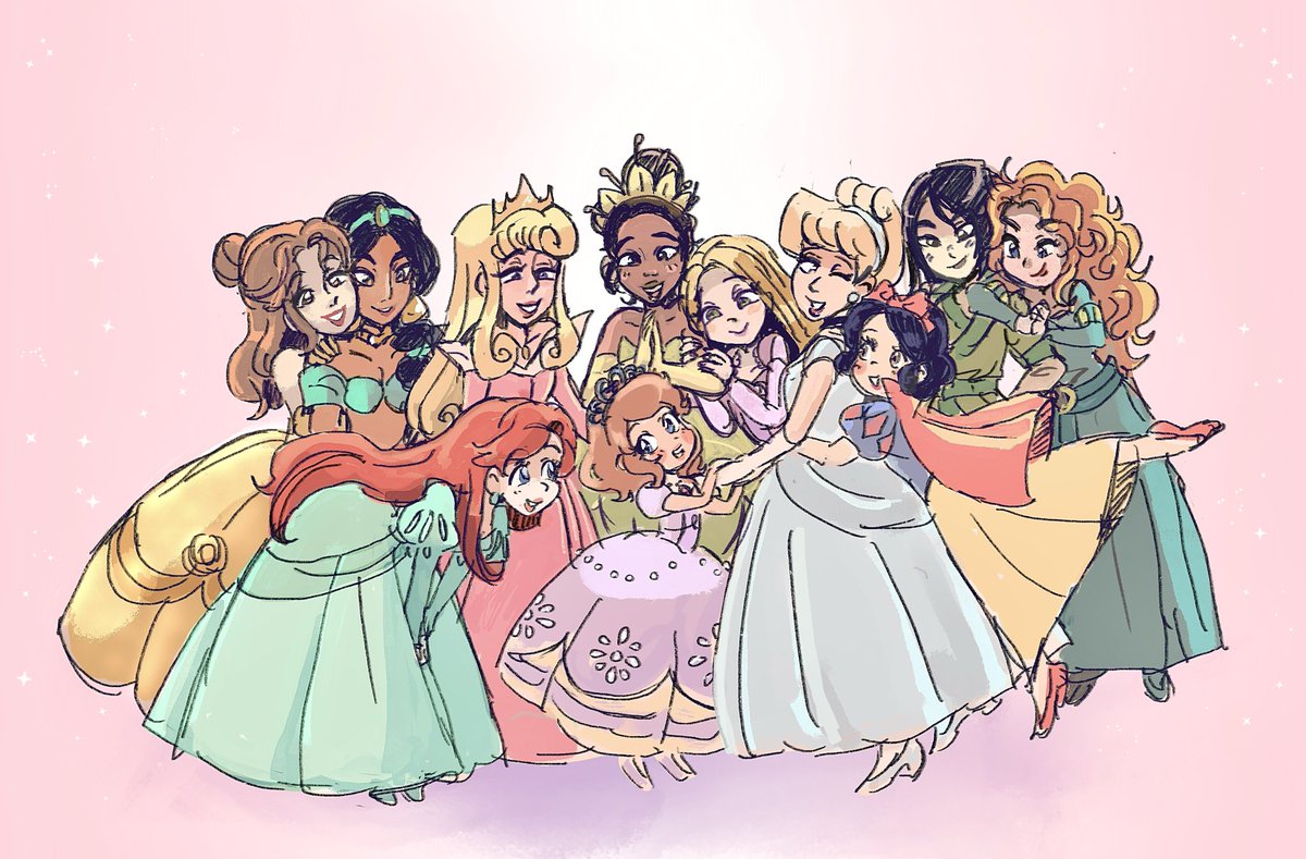 Disney Princesses Pink Void