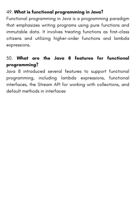 50 most asked JAVA interview questions: 🍵👇 - Thread from Ritika kaur ...