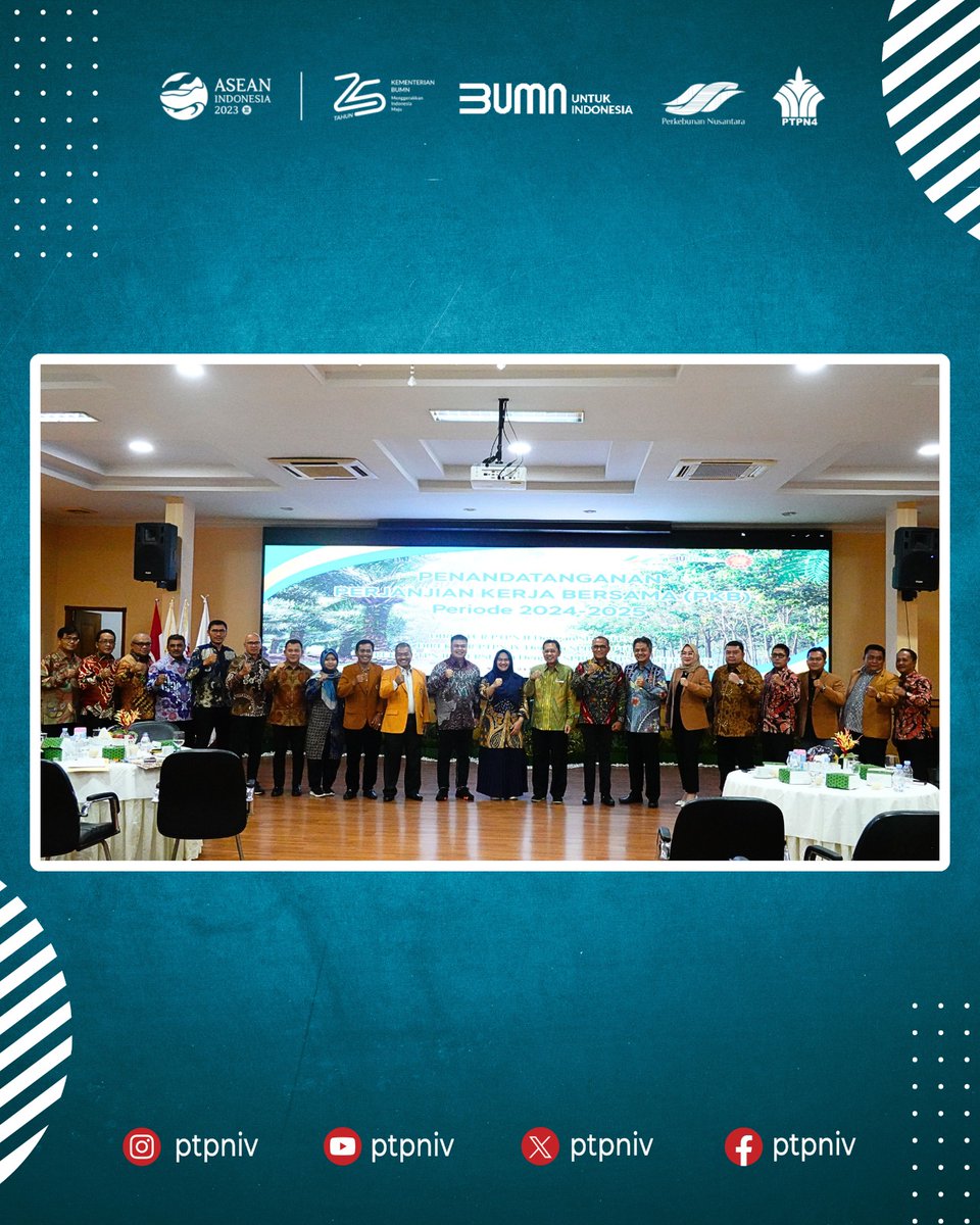 Spbun Ptpn4 Logo Manajer PTPN4 Unit Laras Dan Pangulu Serta Ketua