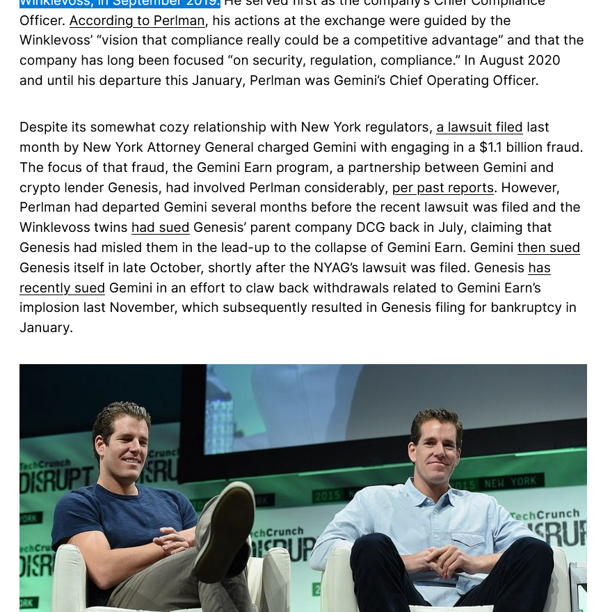 "the media has ignored Noah Perlman's ties to scandals ranging from FTX ...