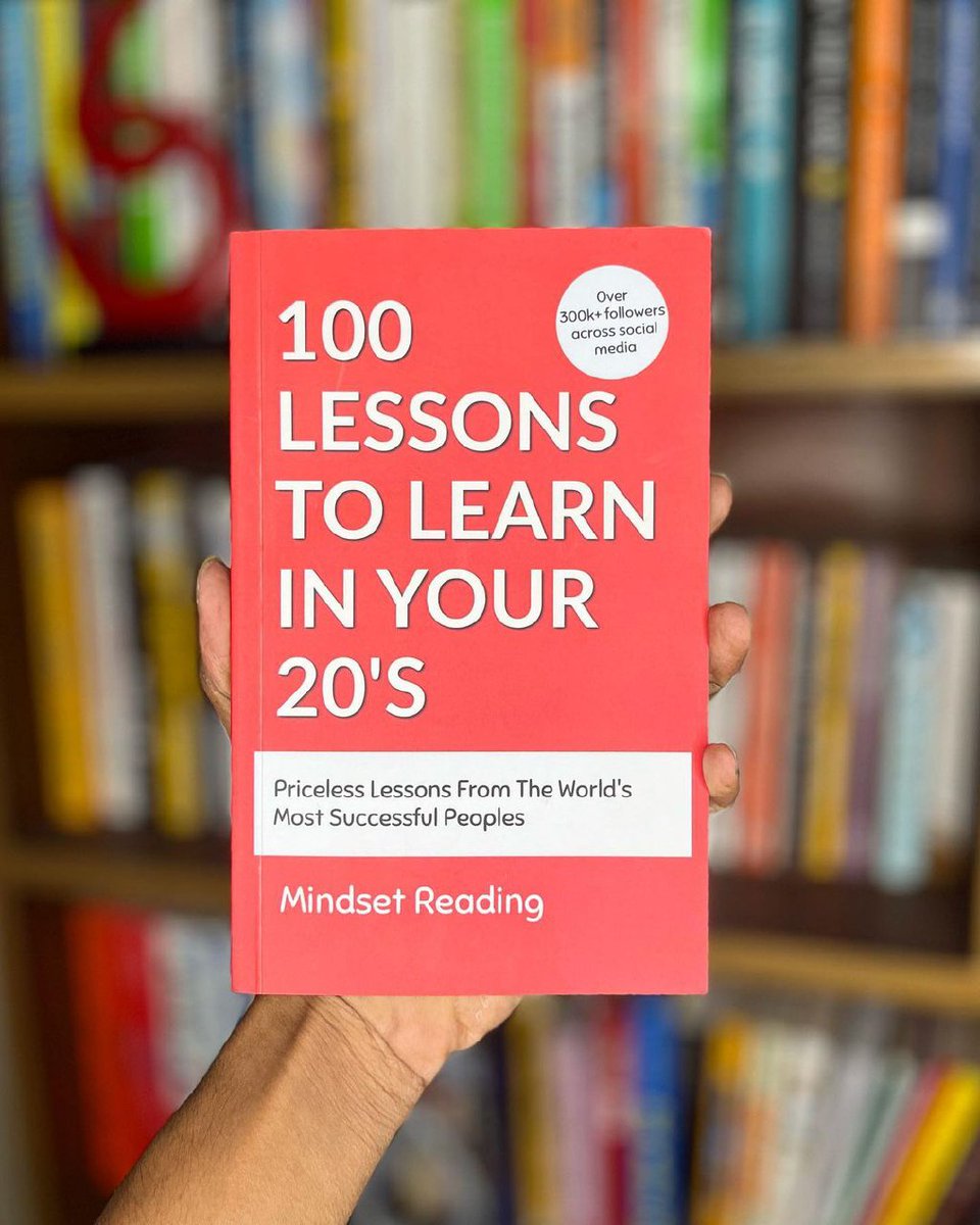 Buy a copy of 100 Lessons To Learn In Your 20s 🙌 - Thread from Overmind ...