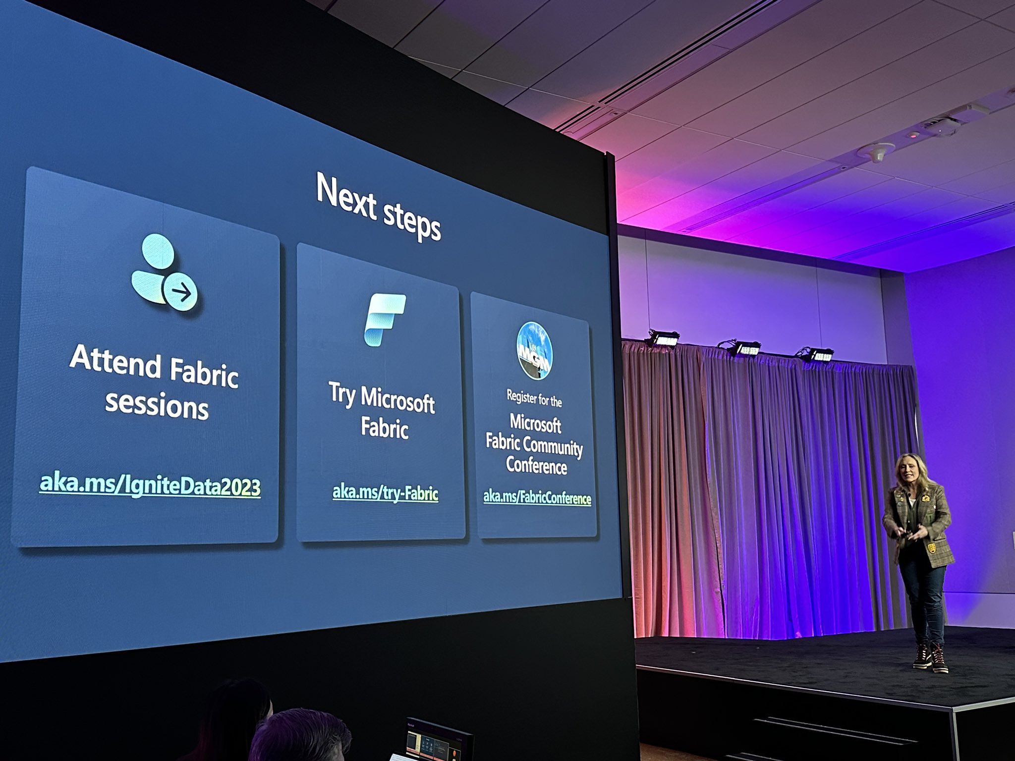 Microsoft Conference Stage