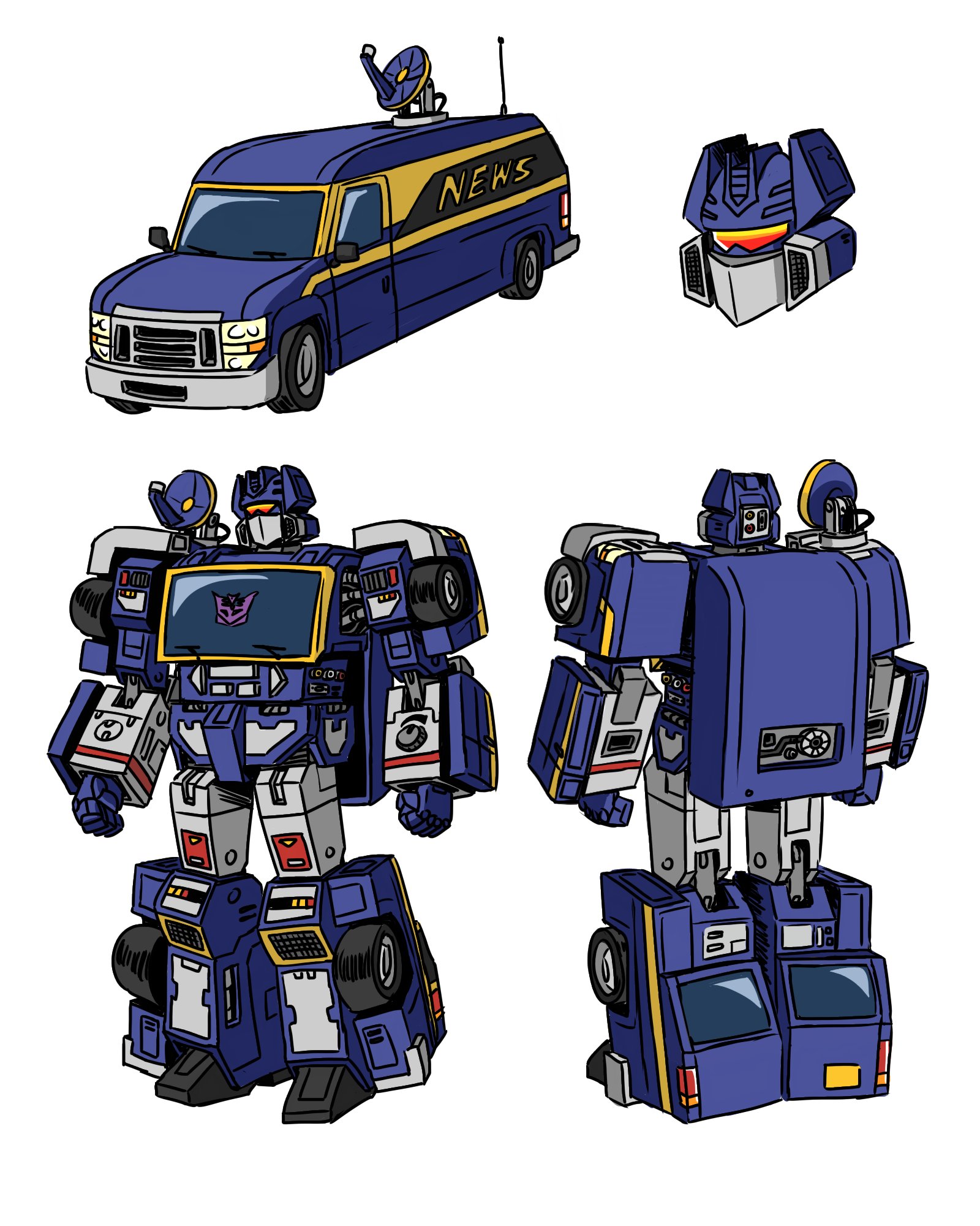Transformers Soundwave Car