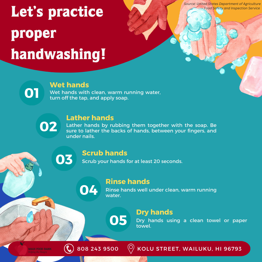 Handing Washing Usda Poster Food Safety Myth Time! 🙌 You Might Have