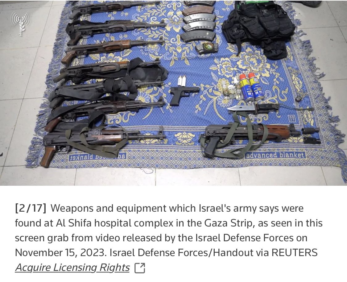 The IDF just released their first photos/videos from the Shifa Hospital ...