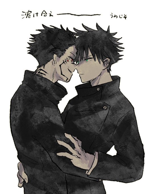 「ryoumen sukuna (jujutsu kaisen) black hair」Fan Art(Oldest)｜3pages