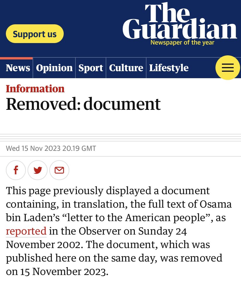 The Guardian A Letter To