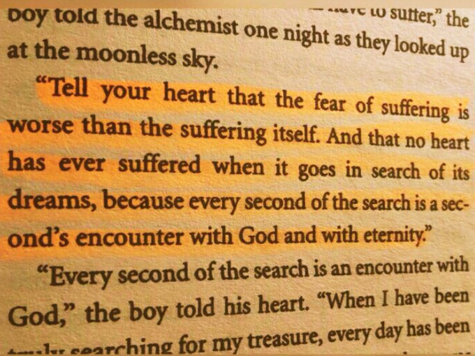 11 Life Lessons From The Book "The Alchemist" 1. - Thread from Wisdom ...