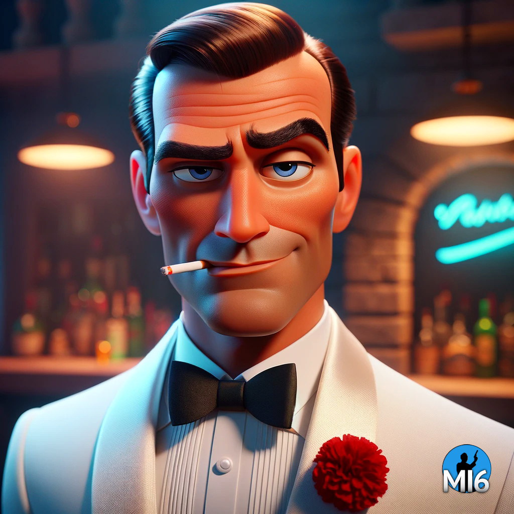 James Bond in the Style of Pixar — ajb007