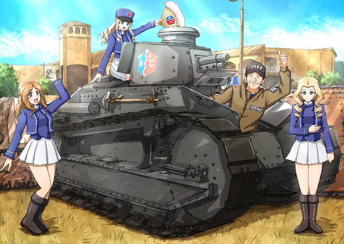 「marie (girls und panzer) skirt」Fan Art(Oldest)