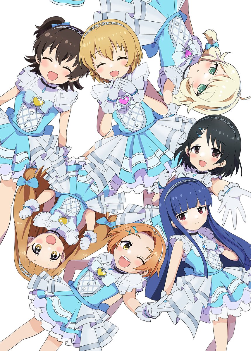 赤城みりあ ,市原仁奈 ,龍崎薫 ,佐城雪美 ,佐々木千枝 ,遊佐こずえ 「表紙用の絵 」|どどつきのイラスト