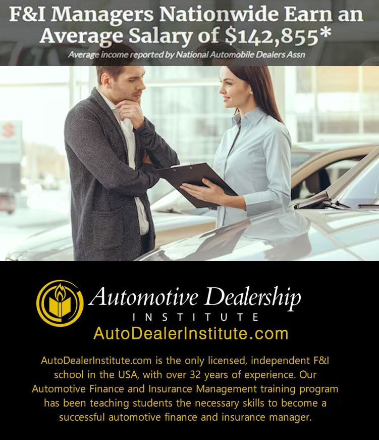 Auto Finance And Insurance Training