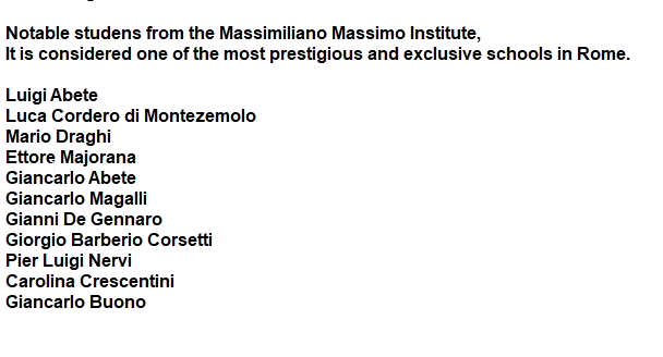 THE MOST POWEFUL FAMILY, THE MAXIMUS FAMILY. The Massimo created the ...