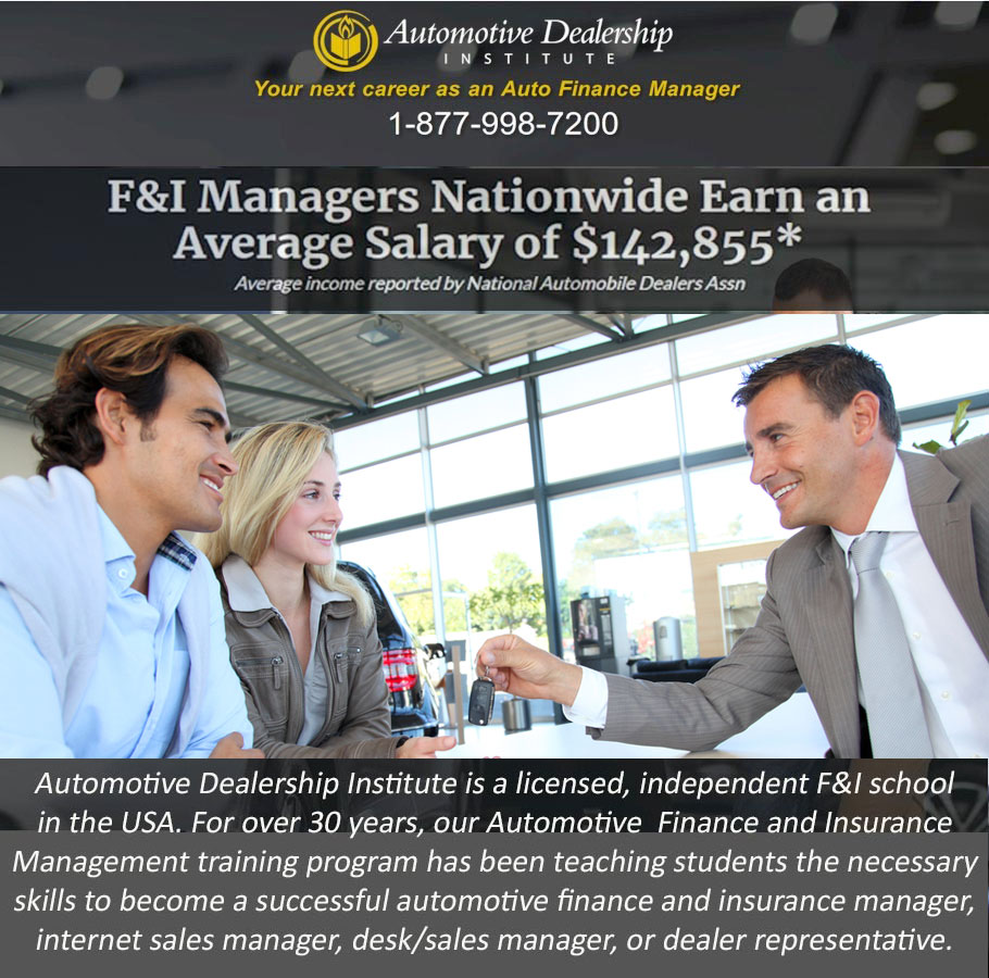 Auto Finance And Insurance Training