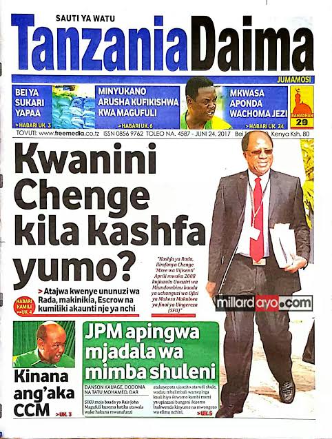 MKIWEZA FUKUENI NA MAKABURI HAYA: Mwaka 2008, aliyekuwa waziri wa ...