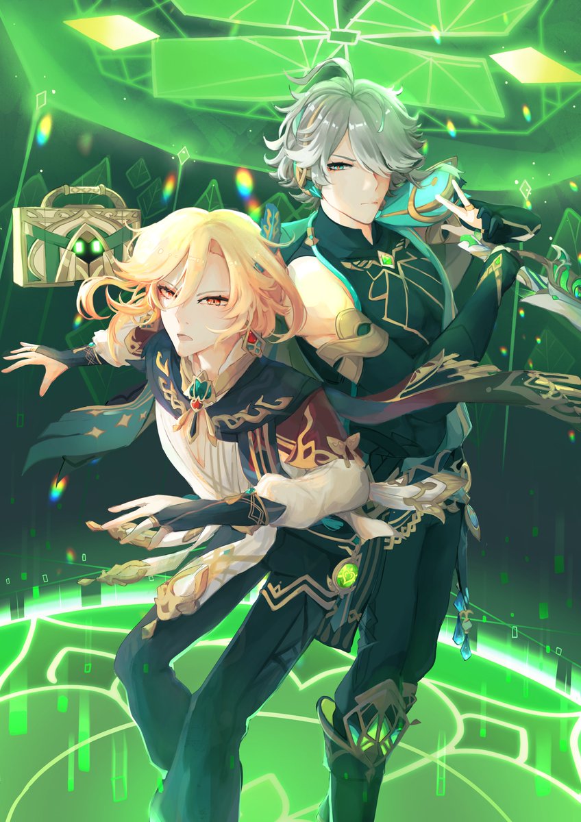 their skill and burst aligns... its canon guys i promise #alhaitham # ...
