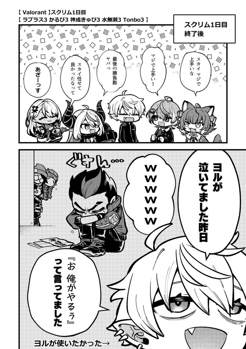 「腕っぷし②(終) #KuzuArt」げっ歯類の漫画