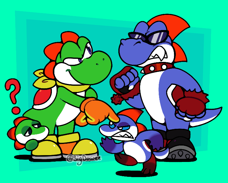 Yoshi Vs Boshi Yoshi (Brigade) | Super Smash Bros. Fanon | Fandom