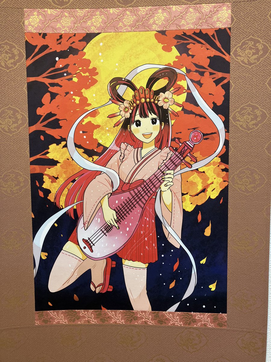 「痛軸展さんにお邪魔してきました! 自分の作品も事前にお写真をいただいていましたが」|愛乃嘘子/ainousokoのイラスト