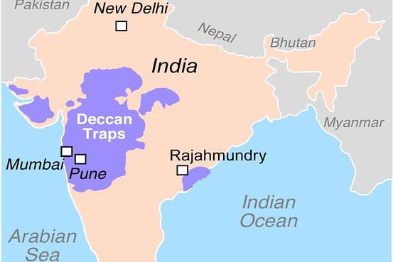 Deccan Map Deccan Uplift