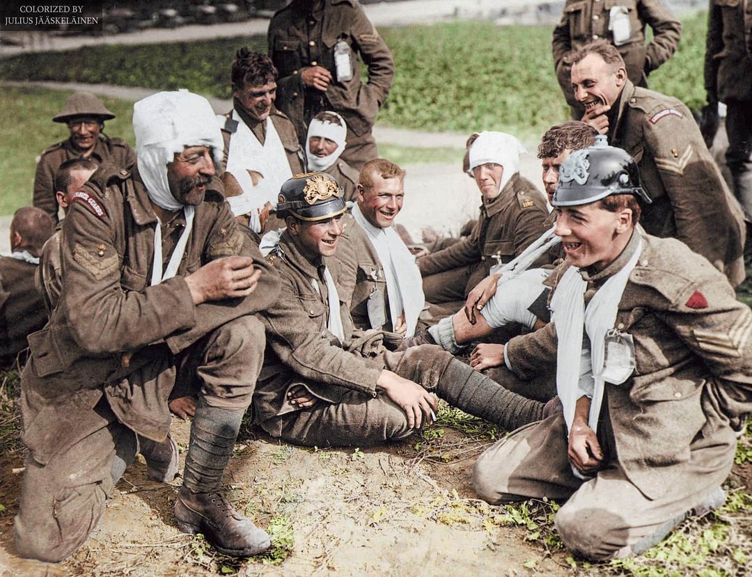 Ww1 British Soldiers In Color
