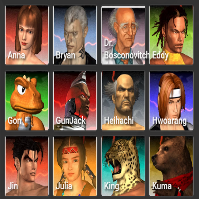 Tekken 3 All Characters