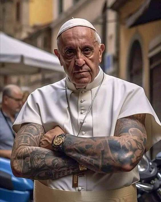 Papst Franziskus Tattoos