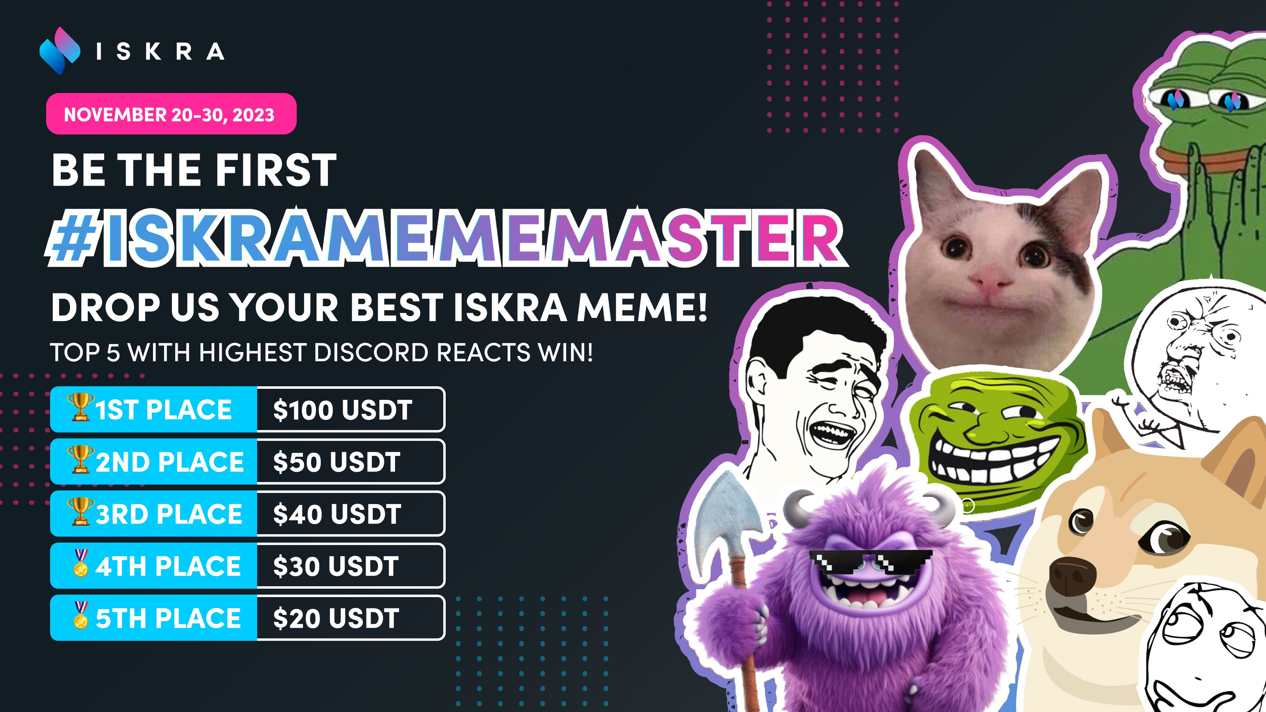 Iskra Milestones and Highlights for November 2023 - Iskra Guide