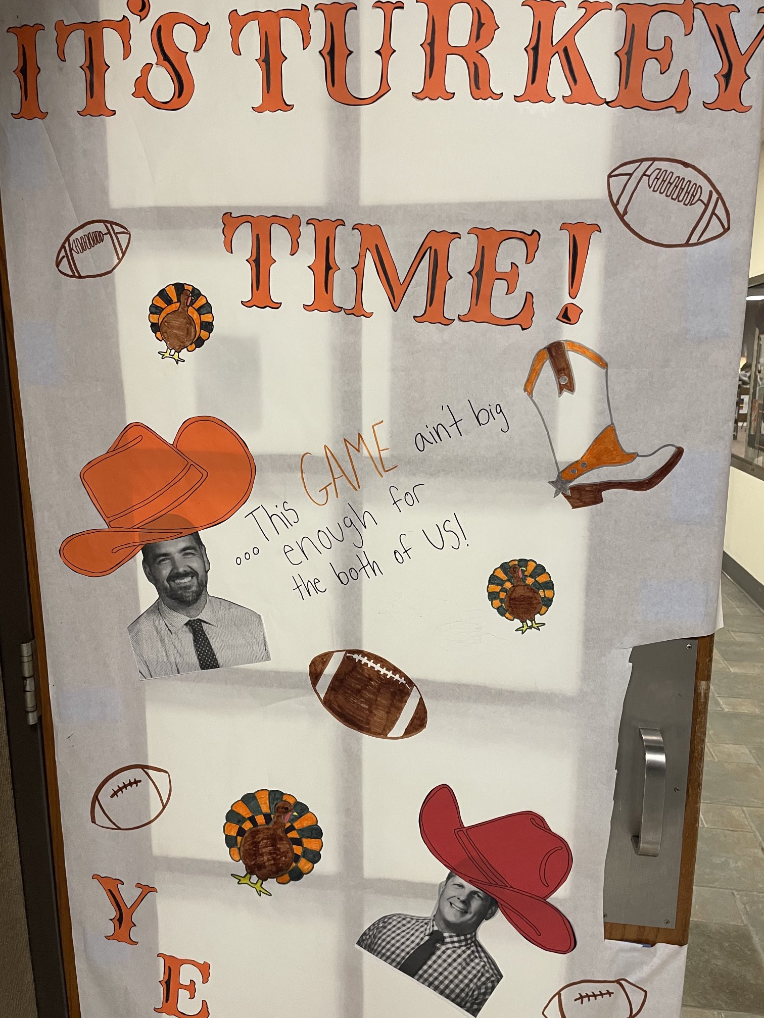 Turkey Door Decoration Eat More Beef Turkey Hanging | Wood Creations