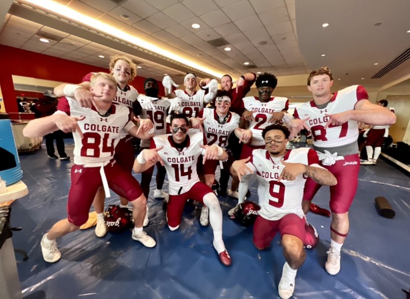Colgate University Football Team Saunders Selected As Offensive Player