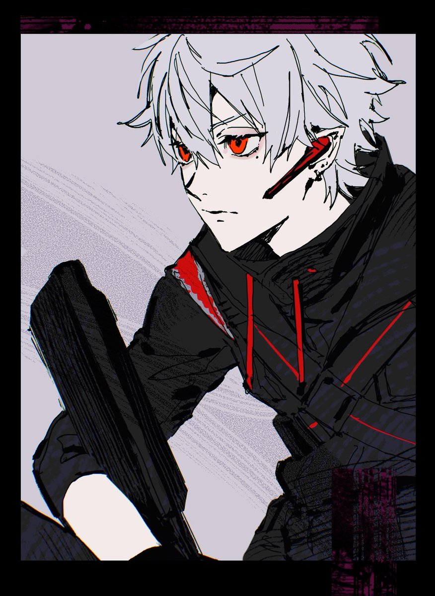 葛葉(にじさんじゲーマーズ) 「#KuzuArt」|モサコのイラスト