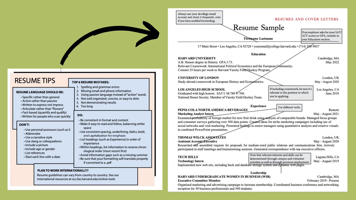 Harvard and Stanford have free resources for resumes, CV, and cover ...