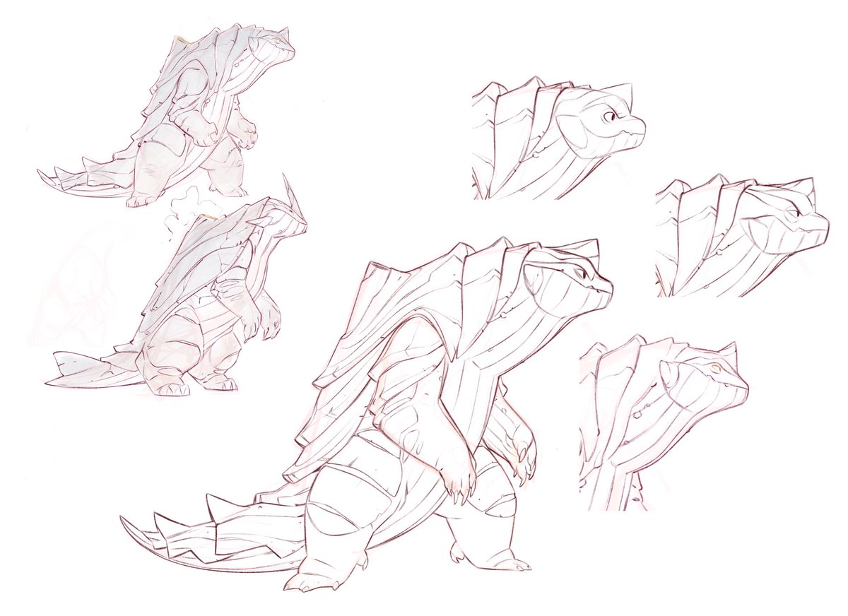 「More big lovable monster visdev for a ca」|Nicholas Koleのイラスト