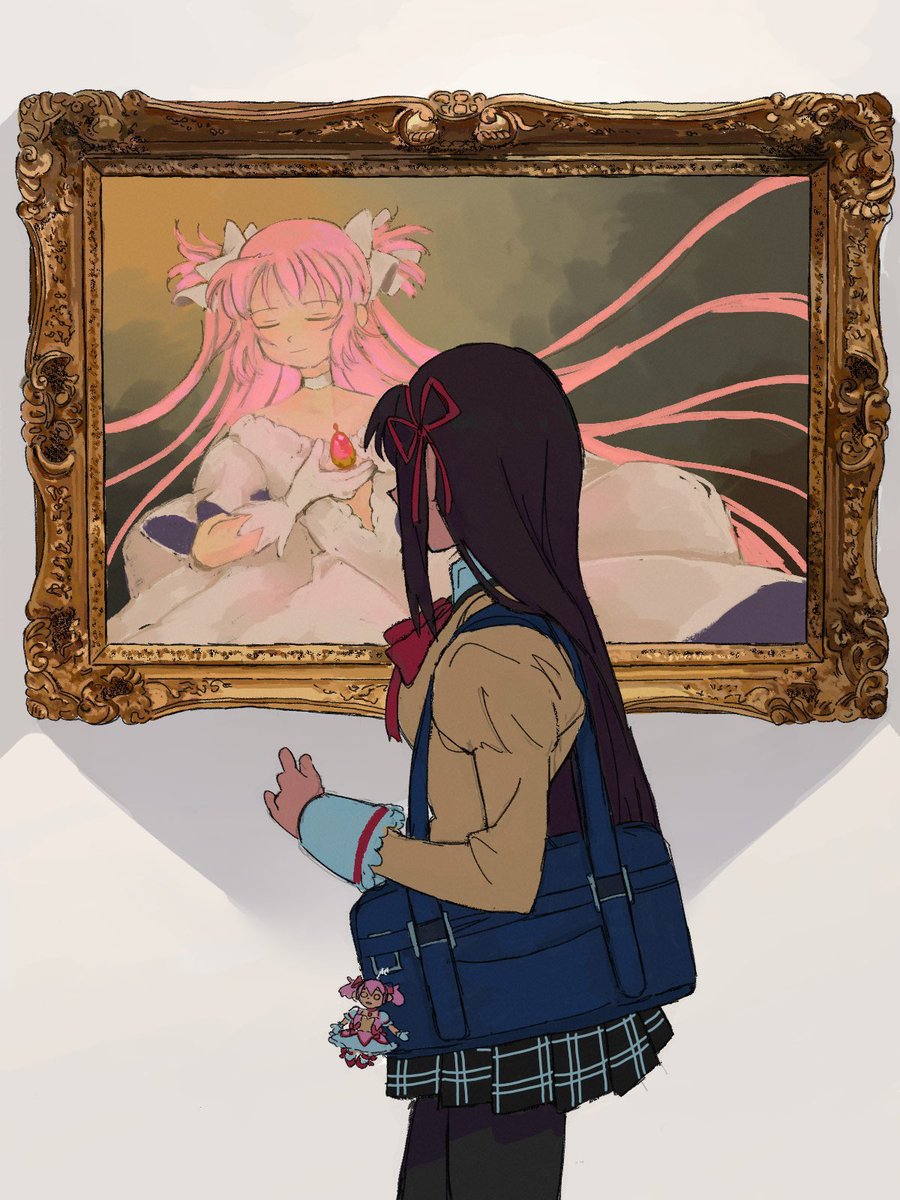 暁美ほむら ,鹿目まどか 「i miss them 」|nullptrのイラスト