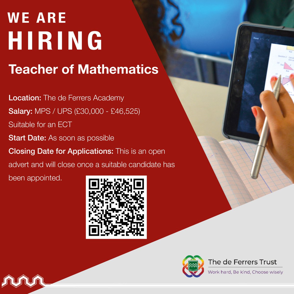 Welcome to The de Ferrers Academy