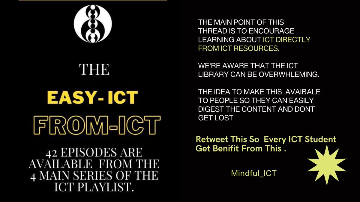 Retweet This So Every ICT Student Get The Benifit From This one . This ...