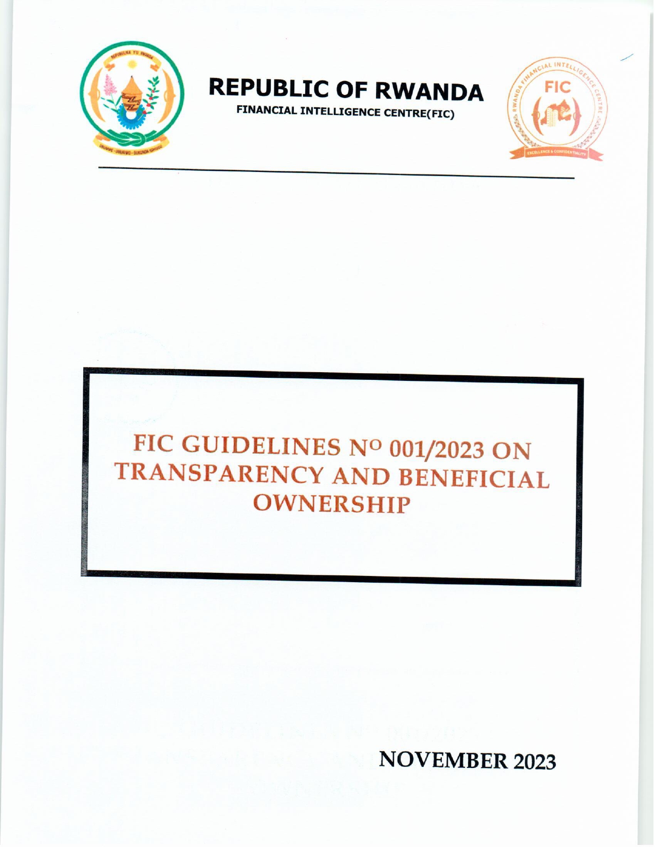 Financial Intelligence Centre Logo Fic Logo Property Transformation