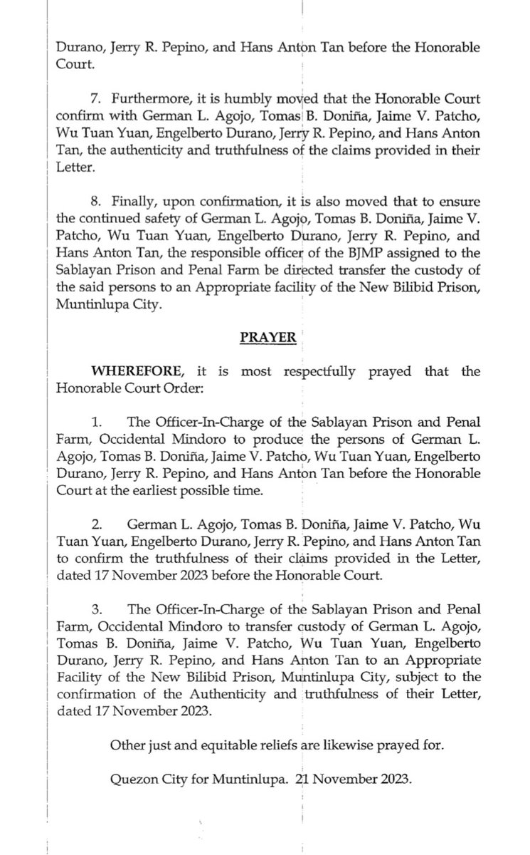 JUST IN: Seven more convicted witnesses against ex-Sen. Leila de Lima ...
