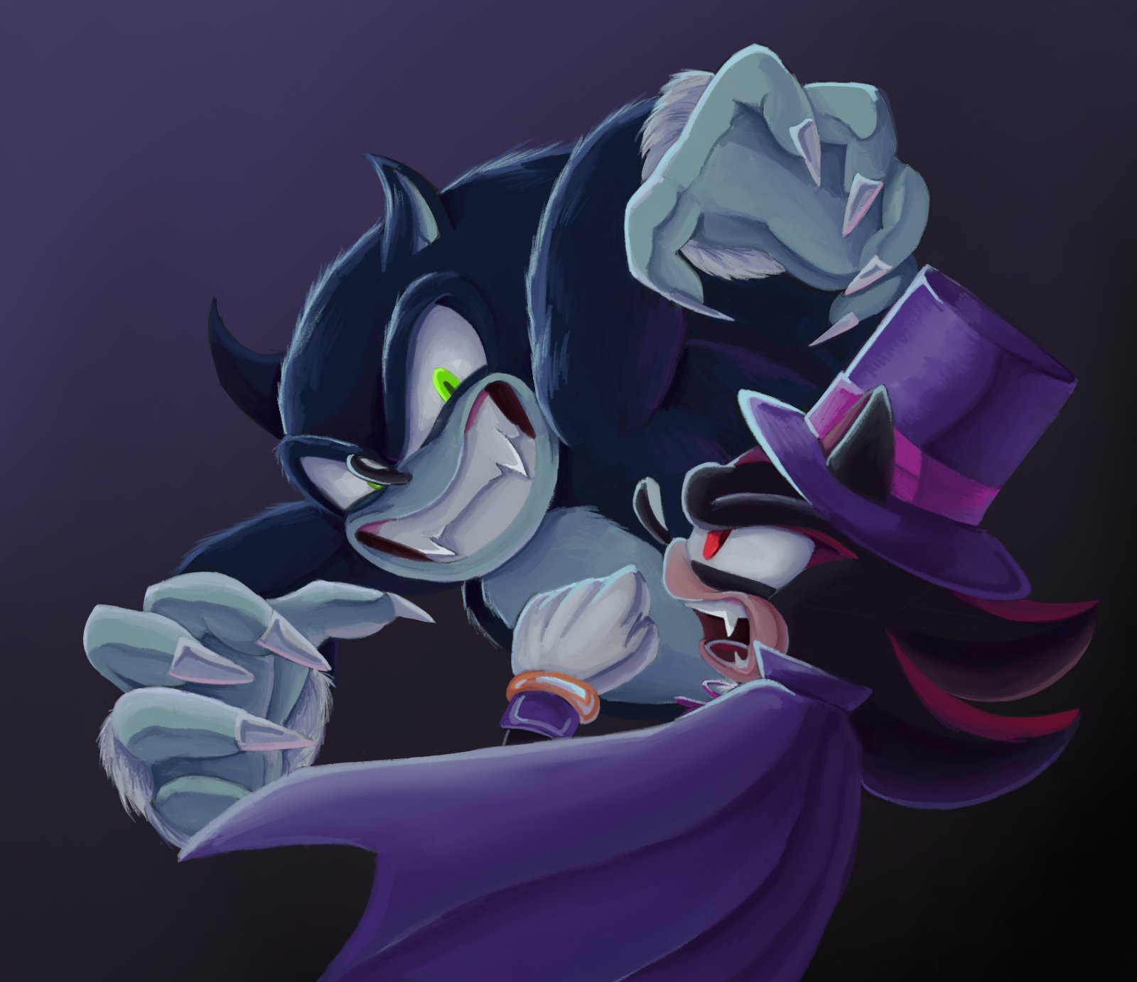 Sonic The Werehog Ate Shadow